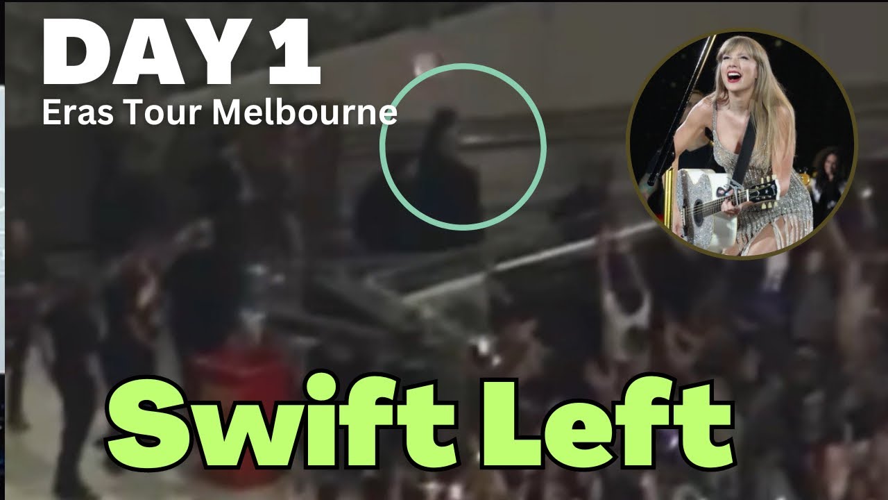 Taylor Swift LEAVING Melbourne Cricket Ground on Day 1 # ...