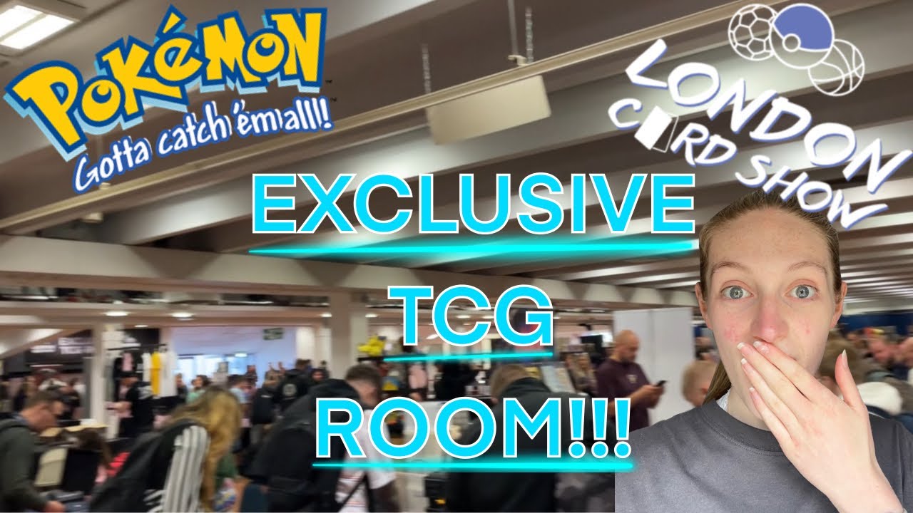 New EXCLUSIVE TCG Room at London Card Show!!! - YouTube