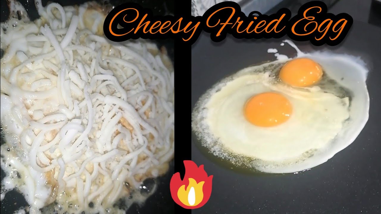 Cheesy Fried Egg|| Breakfast Recipe || breakfast me Cheesy fried egg ...