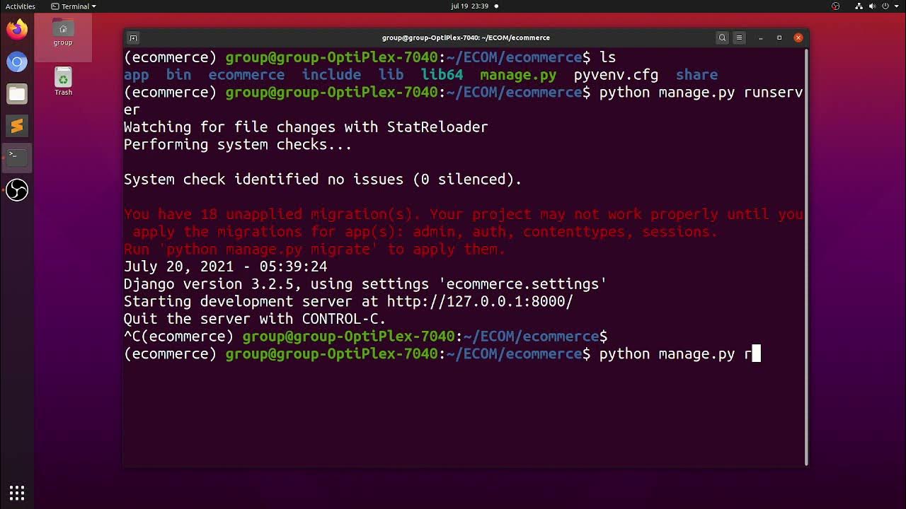 how to install Django 3.2.5 - YouTube