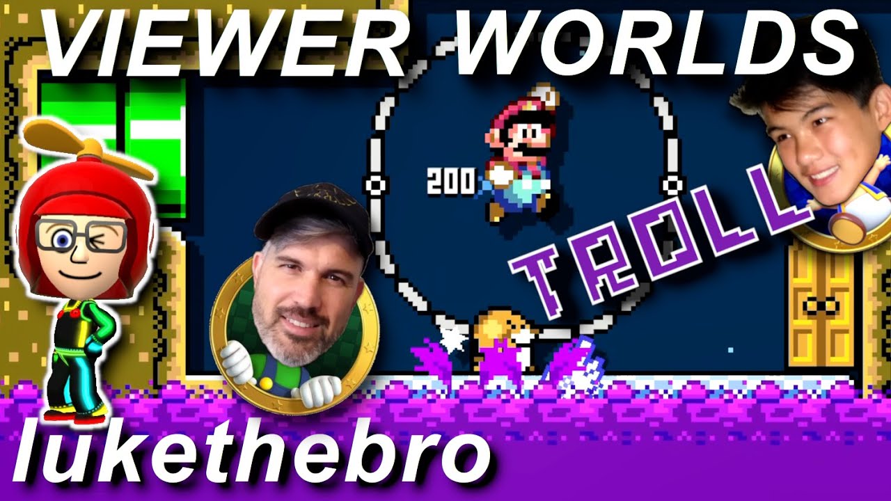 👹Our 1st Troll World!👺 - Viewer Worlds - Super Mario Maker 2 - # ...