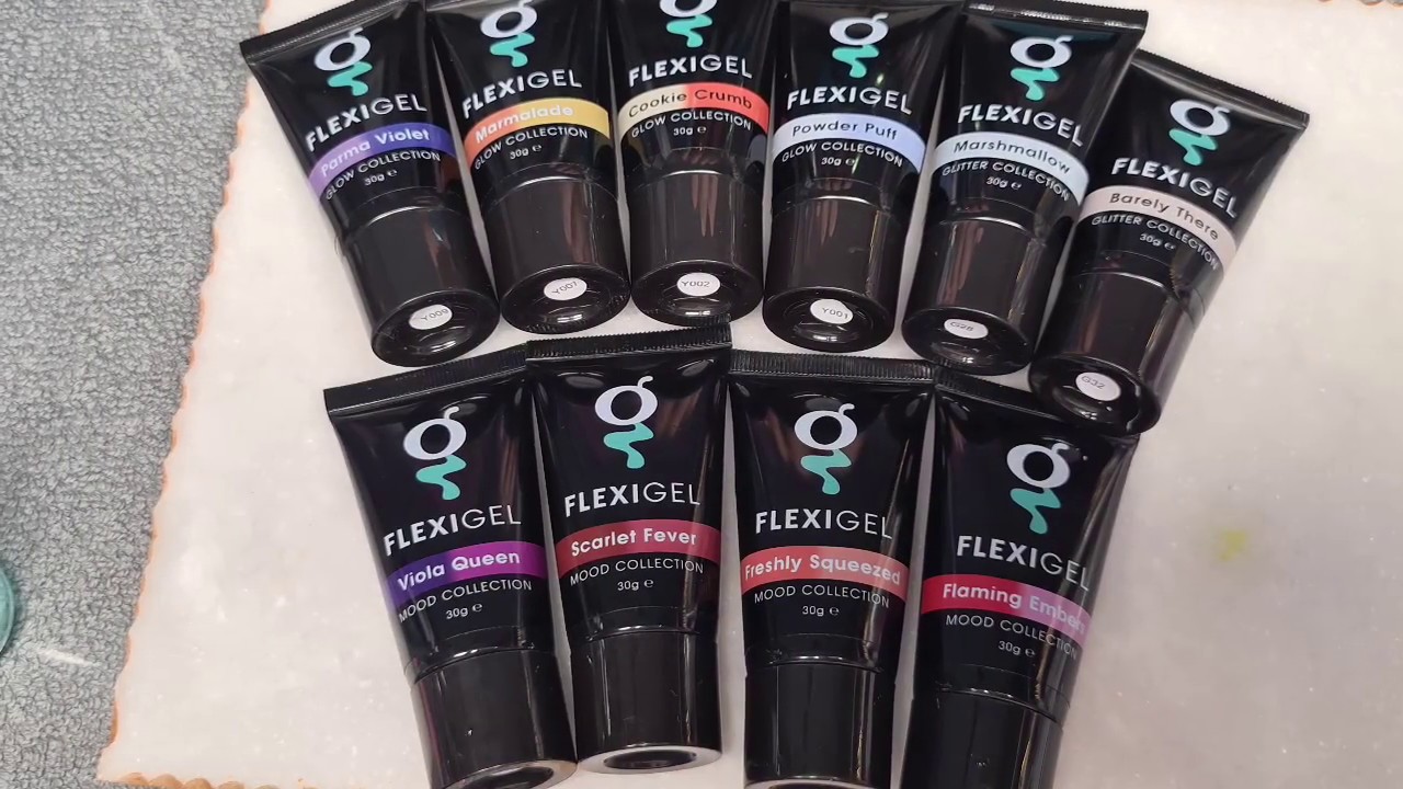 Round 2 More New Flexigel Colours - YouTube