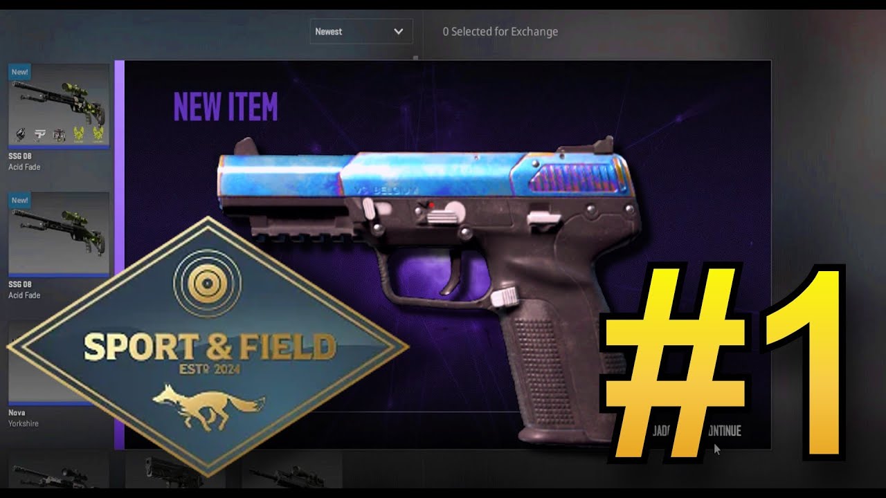 HUNTING #1 FIVE-SEVEN HEAT TREATED PATTERN NEW SPORT & FIELD COLLECTION ...