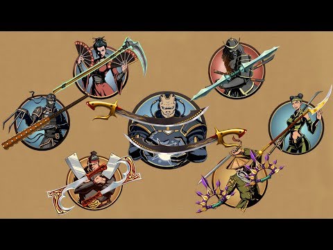 Shadow Fight 2 || ALL WEAPONS OF BOSS Underworld vs  ALL BOSSES 「Android Gameplay」