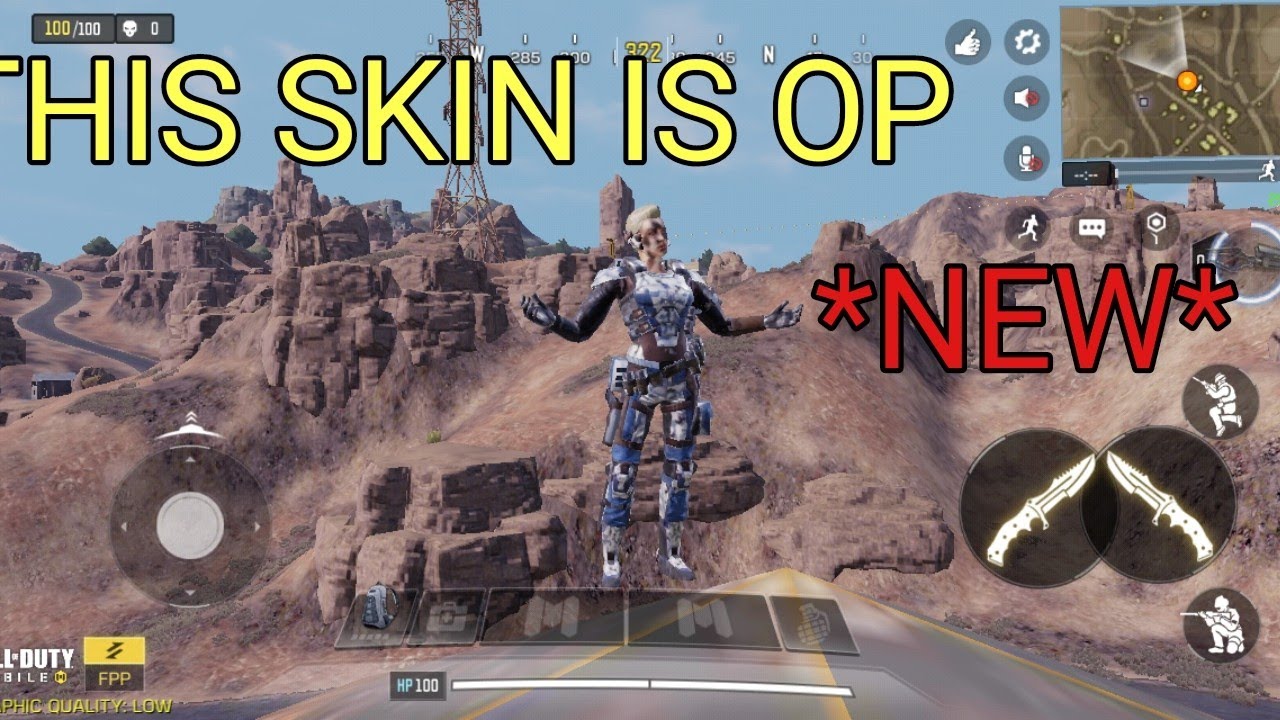 *THE NEW BATTERY ARTIC SKIN GAMEPLAY* IN CALL OF MOBILE/BATTLE ROYALE ...