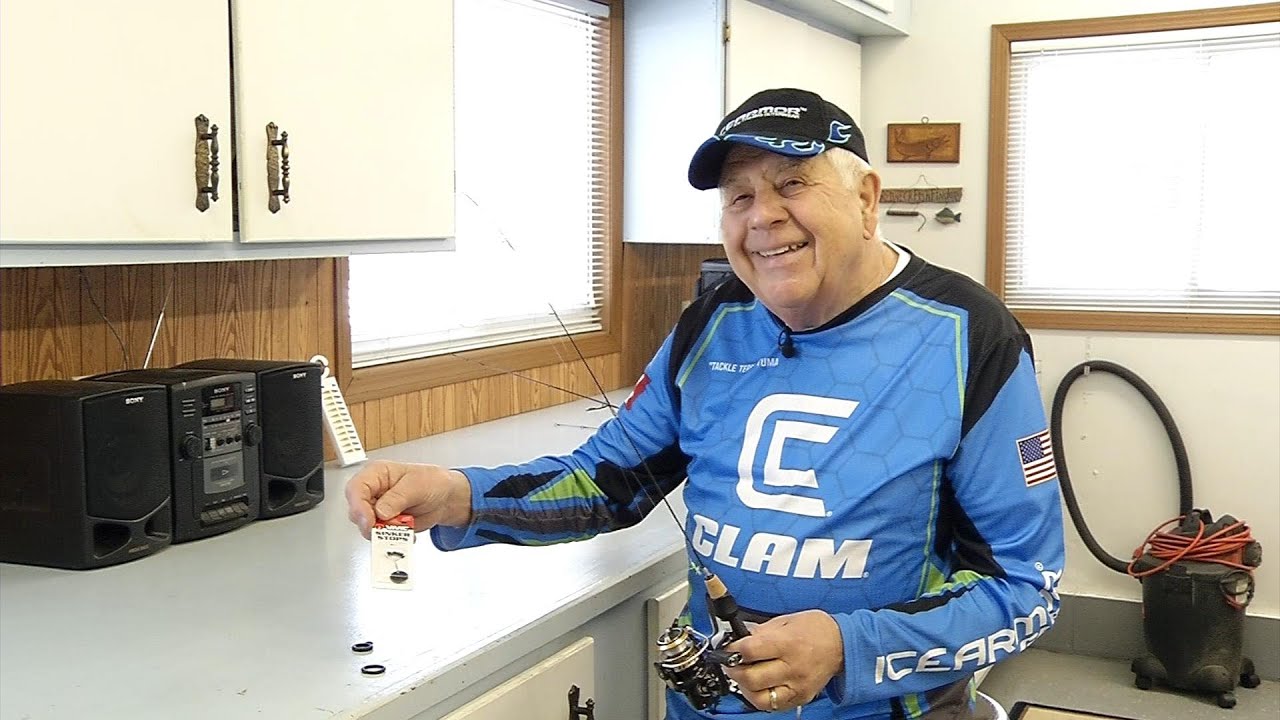 Terry Tuma Ice Fishing Tip: O-Rings and Sinker Stops - YouTube