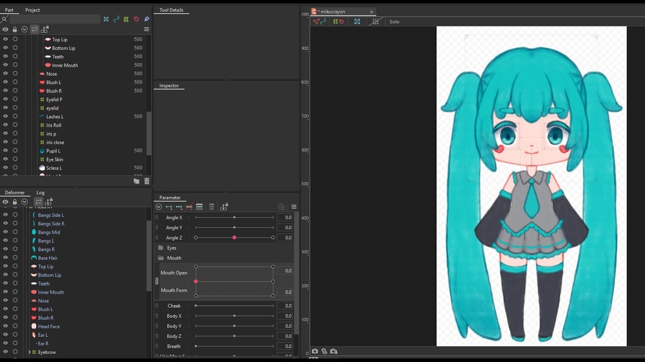 FREE Live2D Hatsune Miku Chibi Model – Crayon Artstyle (VTuber Use OK ...