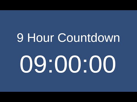 9 hour Countdown Timer - YouTube