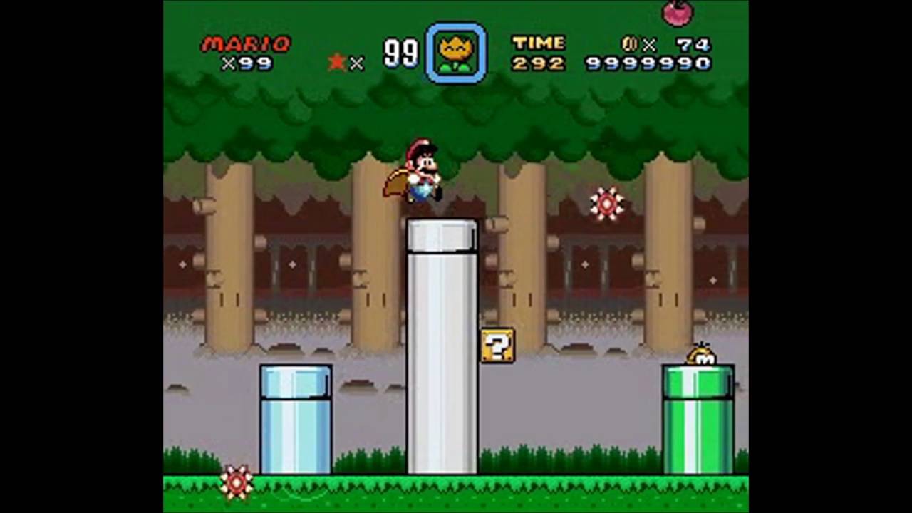 [SMW] The Second Reality Project Reloaded 1 5-3 스피니 숲 Spiny Woods ...