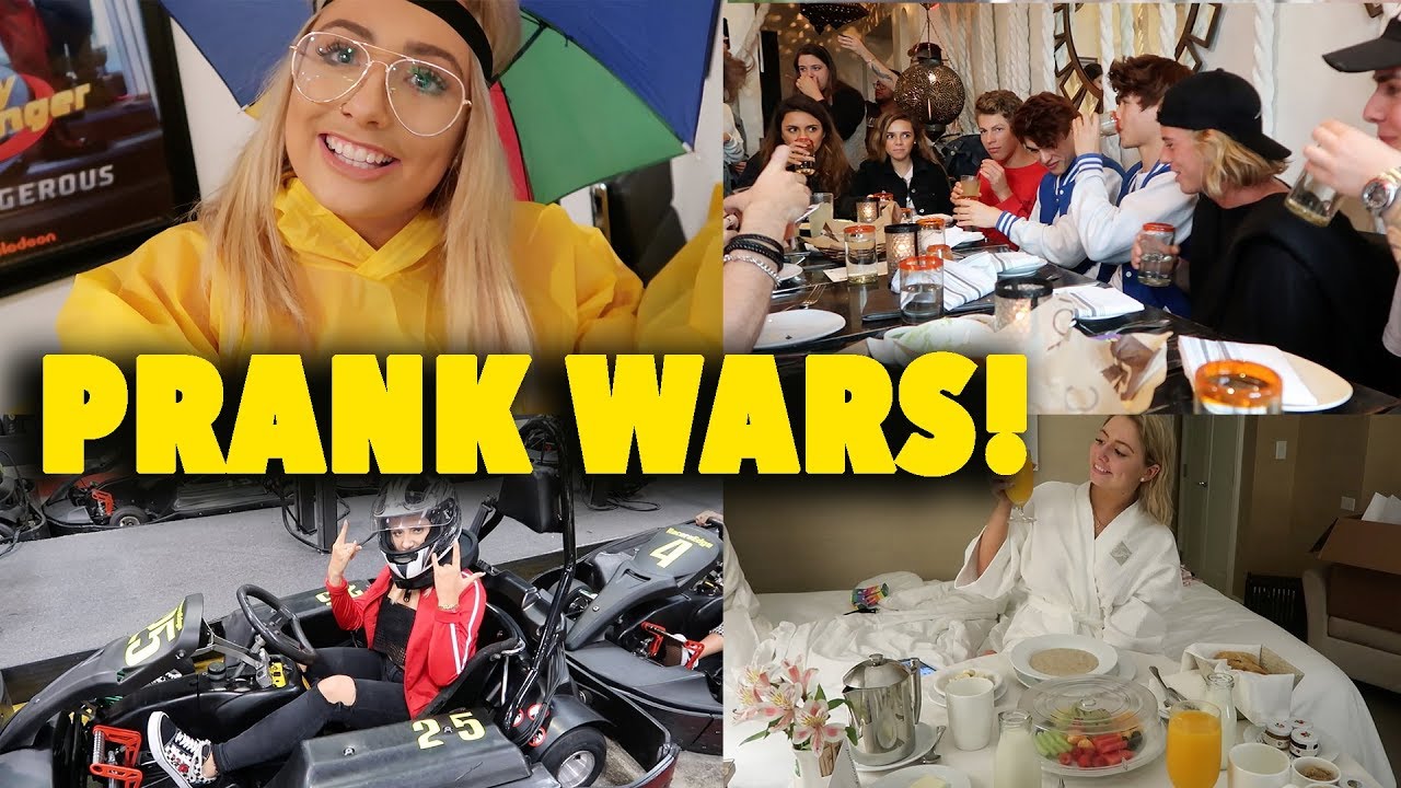 YOUTUBER PRANK WARS!😱 LA DAY ONE!! 😍😭 - YouTube