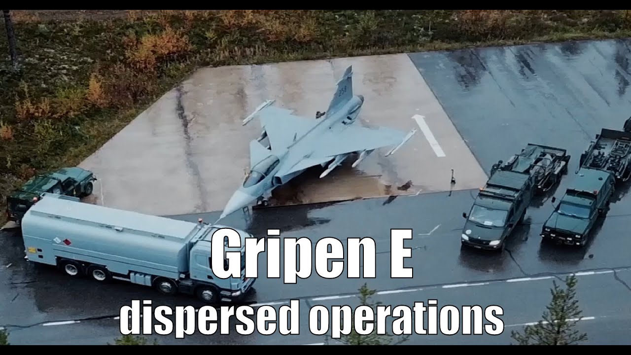 Gripen E Dispersed Operations [4K UHD] - YouTube