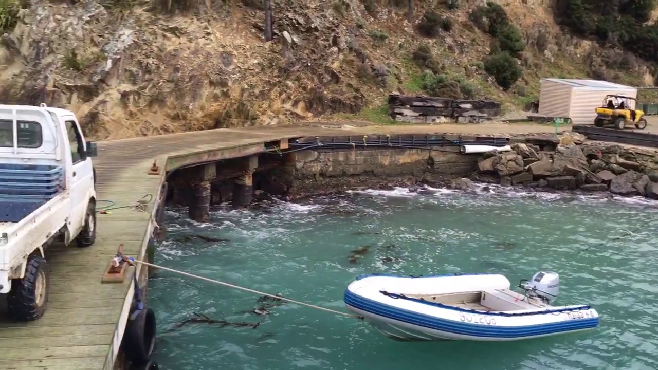 Mail Boat delivery - Marlborough Sounds, New Zealand - YouTube