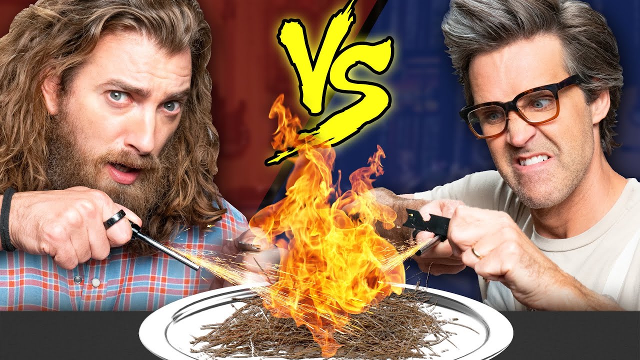 Who Can Start A Fire Faster? (Challenge) - YouTube