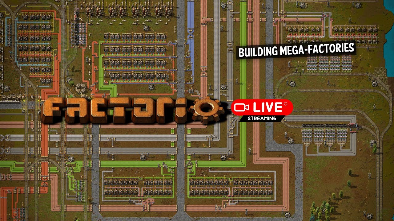 Building Mega-Factories in #Factorio | Green, Red, Blue Circuits Mega ...
