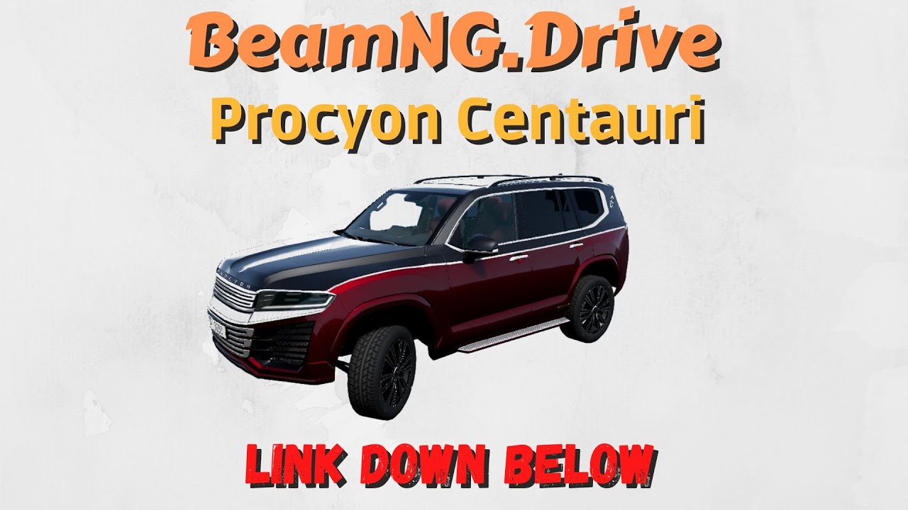 Beamng Procyon Centauri REVIEW Mod link - YouTube