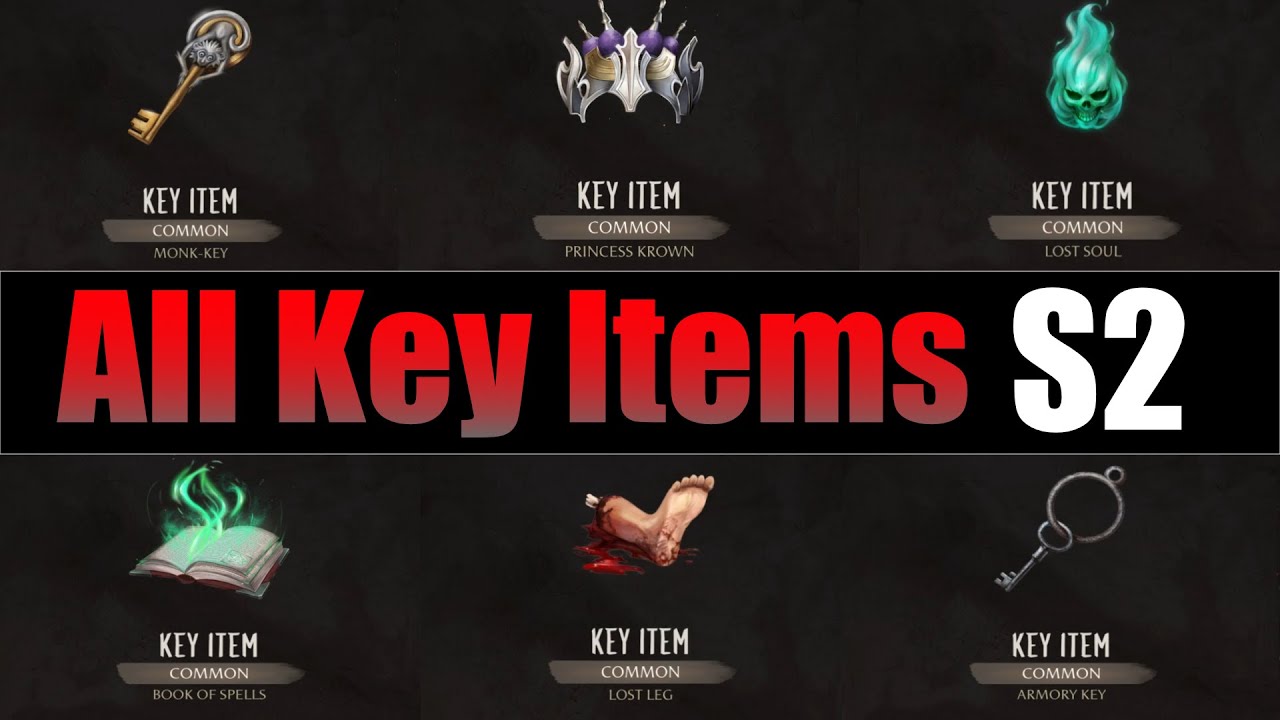 How to collect All Key Items Locations in Season 2 Invasion Mortal ...
