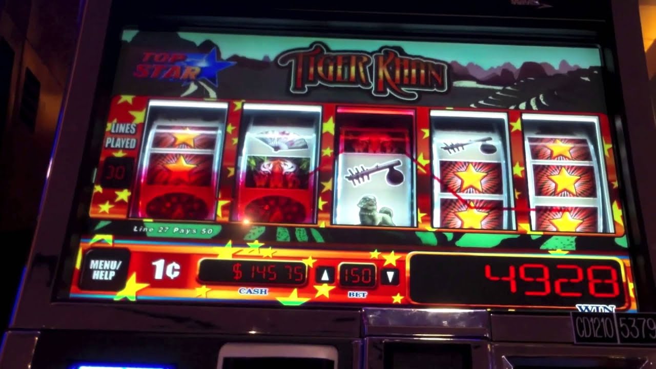 WMS - Tiger Kahn - Slot Machine Bonus - YouTube