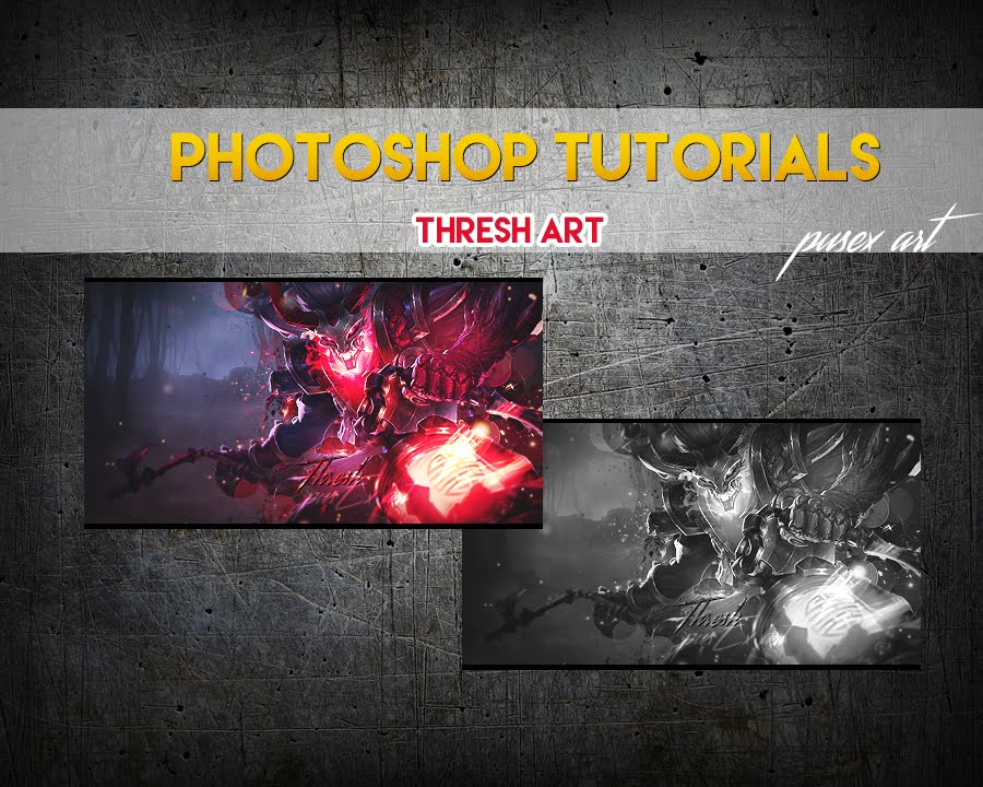 Photoshop Tutorials - Thresh Easy Signature - YouTube