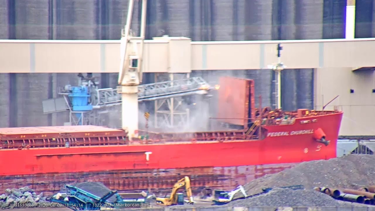 Federal Churchill loading grain 04/09/2020 - (timelapse) - YouTube