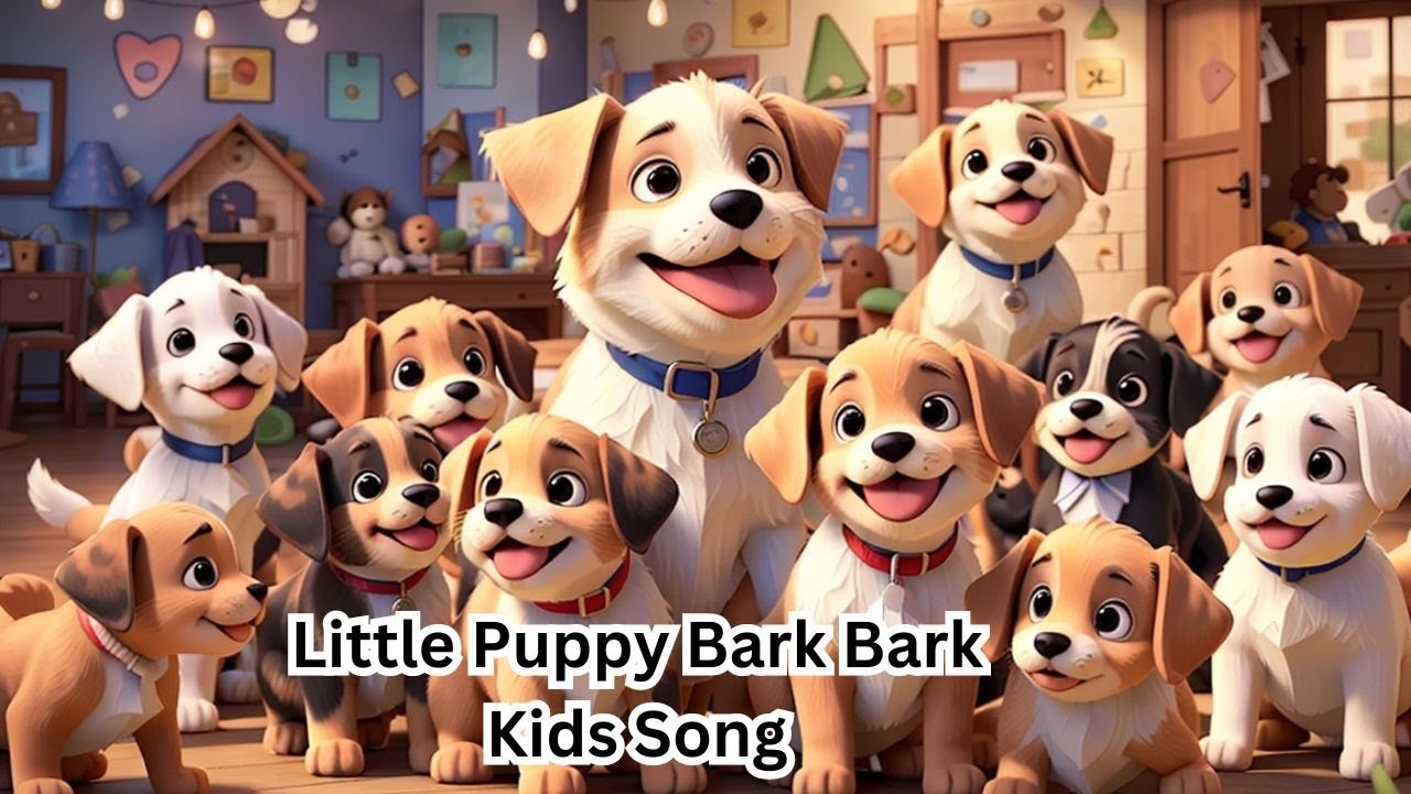 Little Puppy Bark Bark Bark Bark Song for Kids || Bhale Kids TV - YouTube