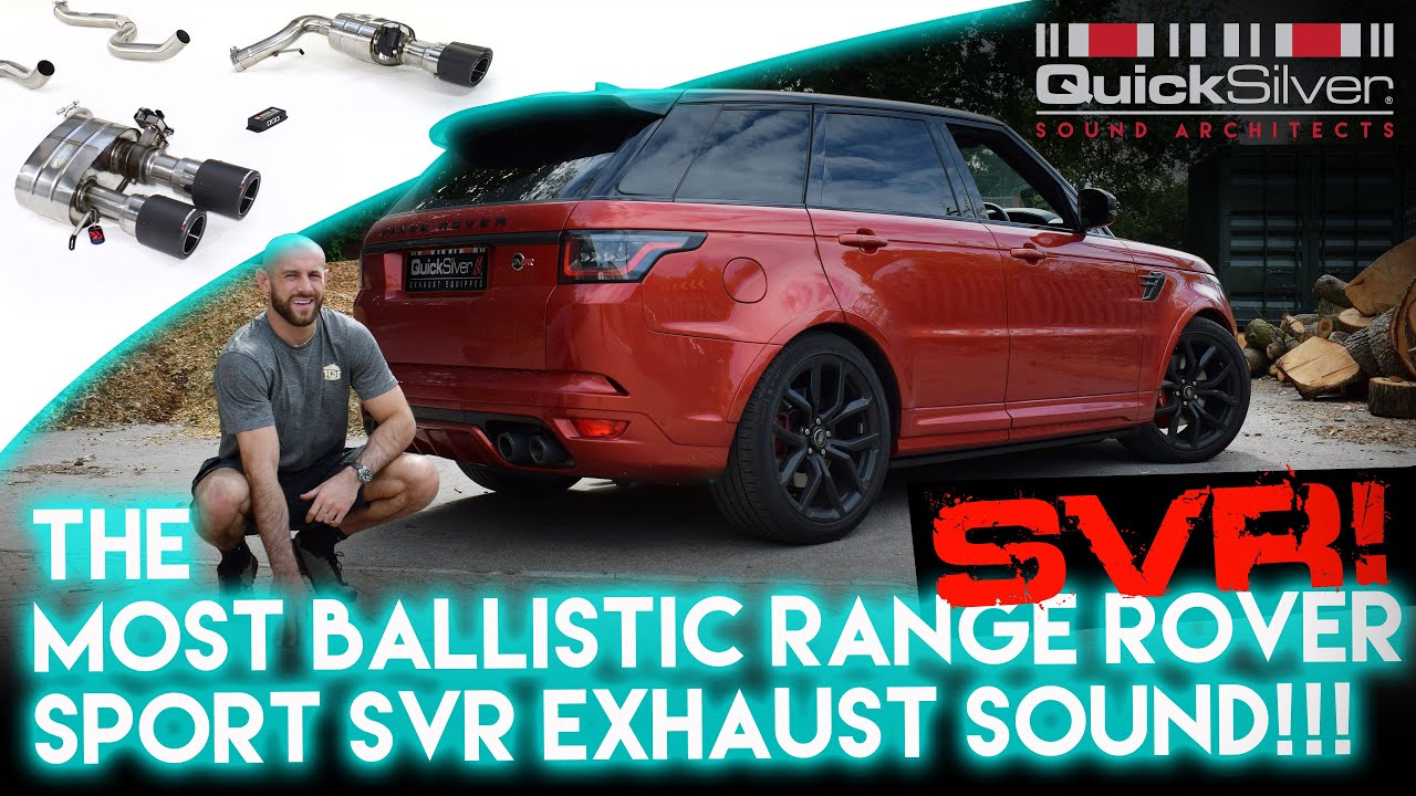 The most ballistic Range Rover Sport SVR Exhaust Sound with a ...