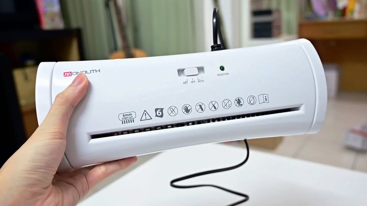 Monolith Paper Shredder: Portable Shredder | Review - YouTube