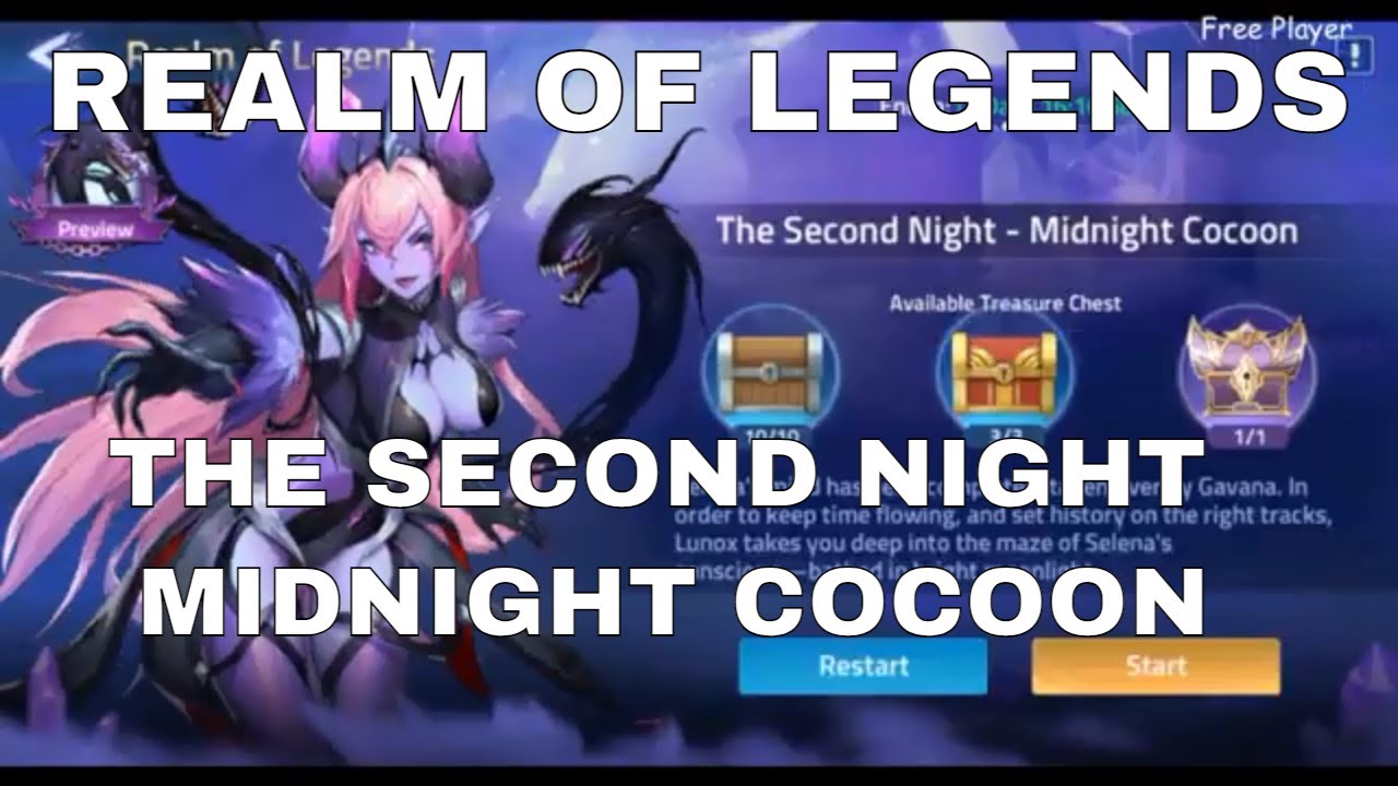 REALM OF LEGENDS | THE SECOND NIGHT | MIDNIGHT COCOON Mobile Legends: Adventure - YouTube