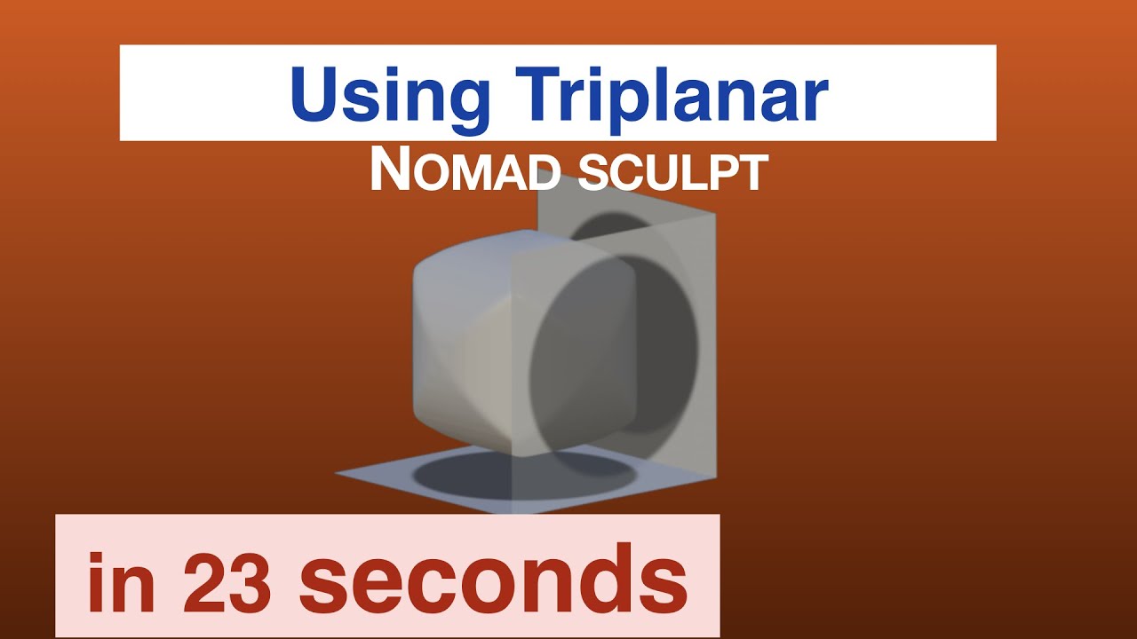 How does Triplanar Work | Nomad Sculpt | 23 seconds - YouTube