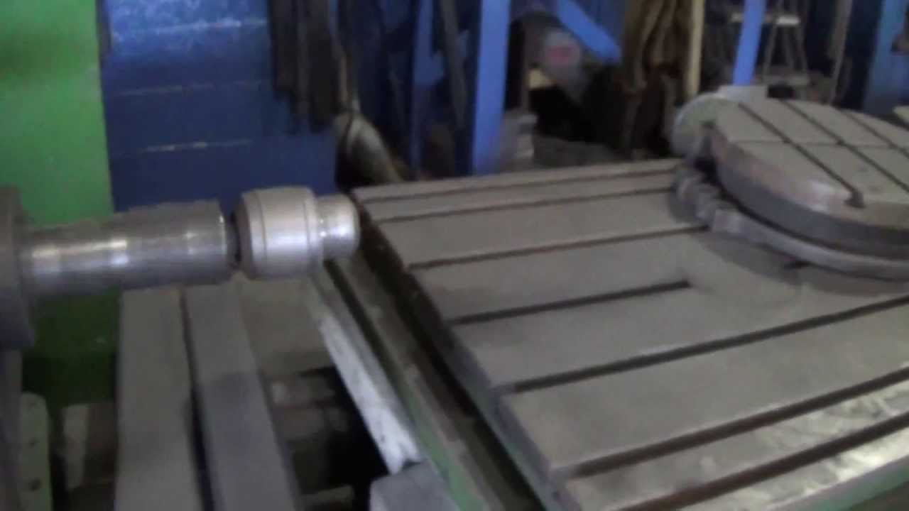 TOS WH63 Table Type Horizontal Boring Mill - YouTube