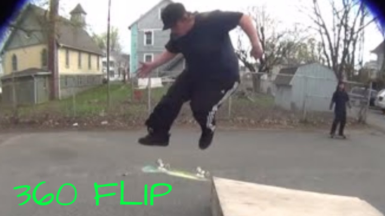 PERFECT 360 FLIP OFF A RAMP - YouTube