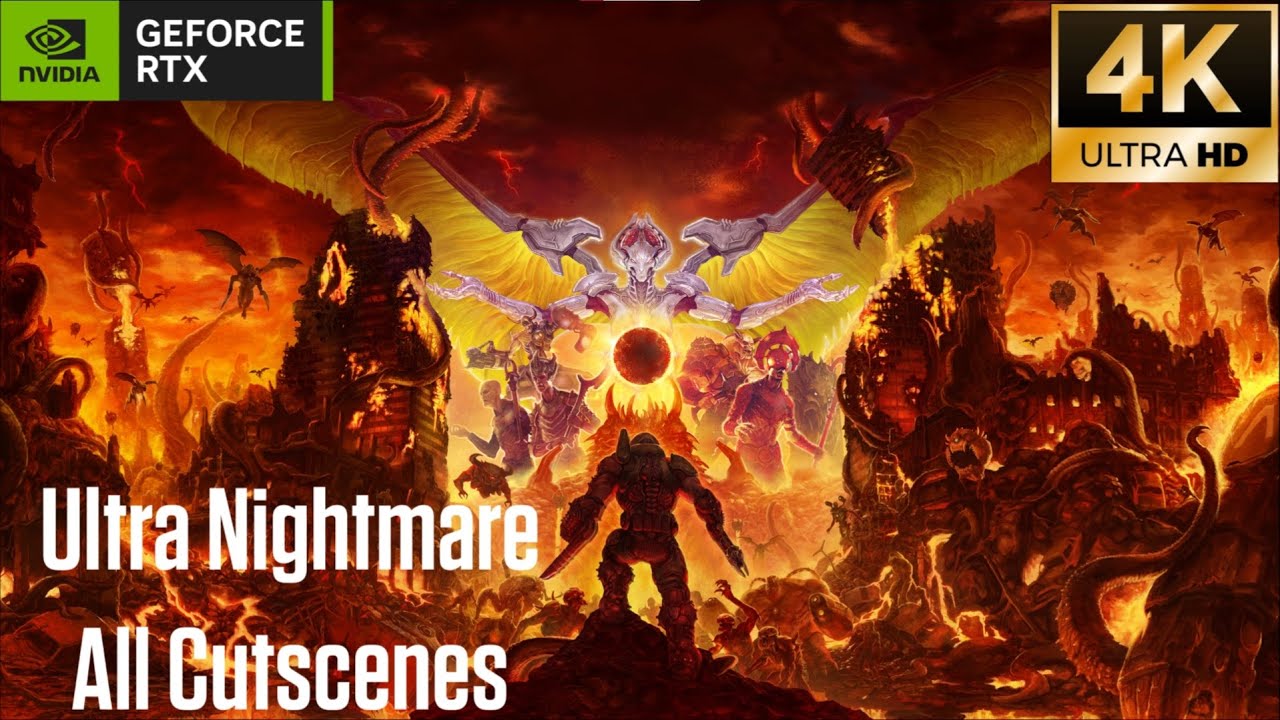 DOOM ETERNAL: Full Campaign - Ultra Nightmare - All Cutscenes - YouTube