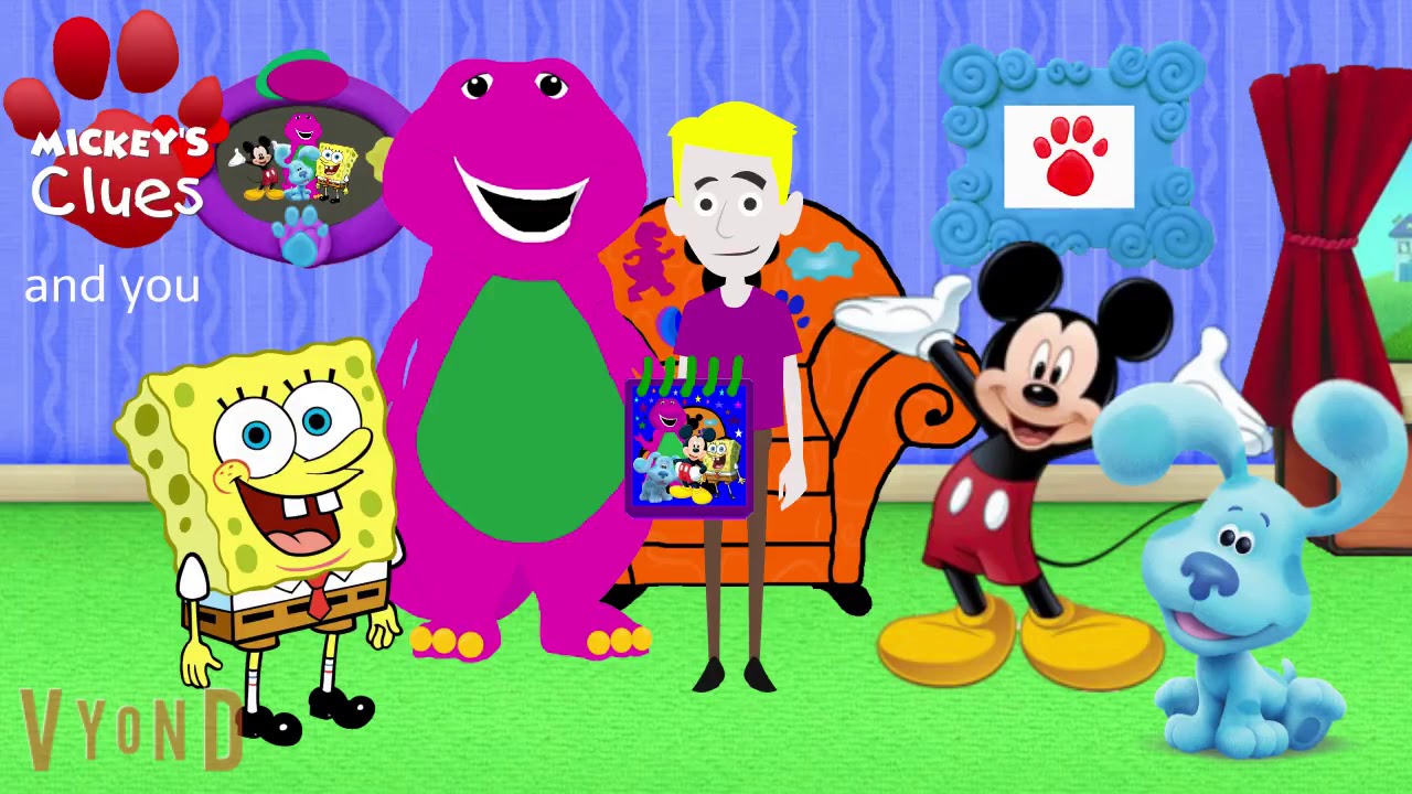 mickey's clues and you poster - YouTube