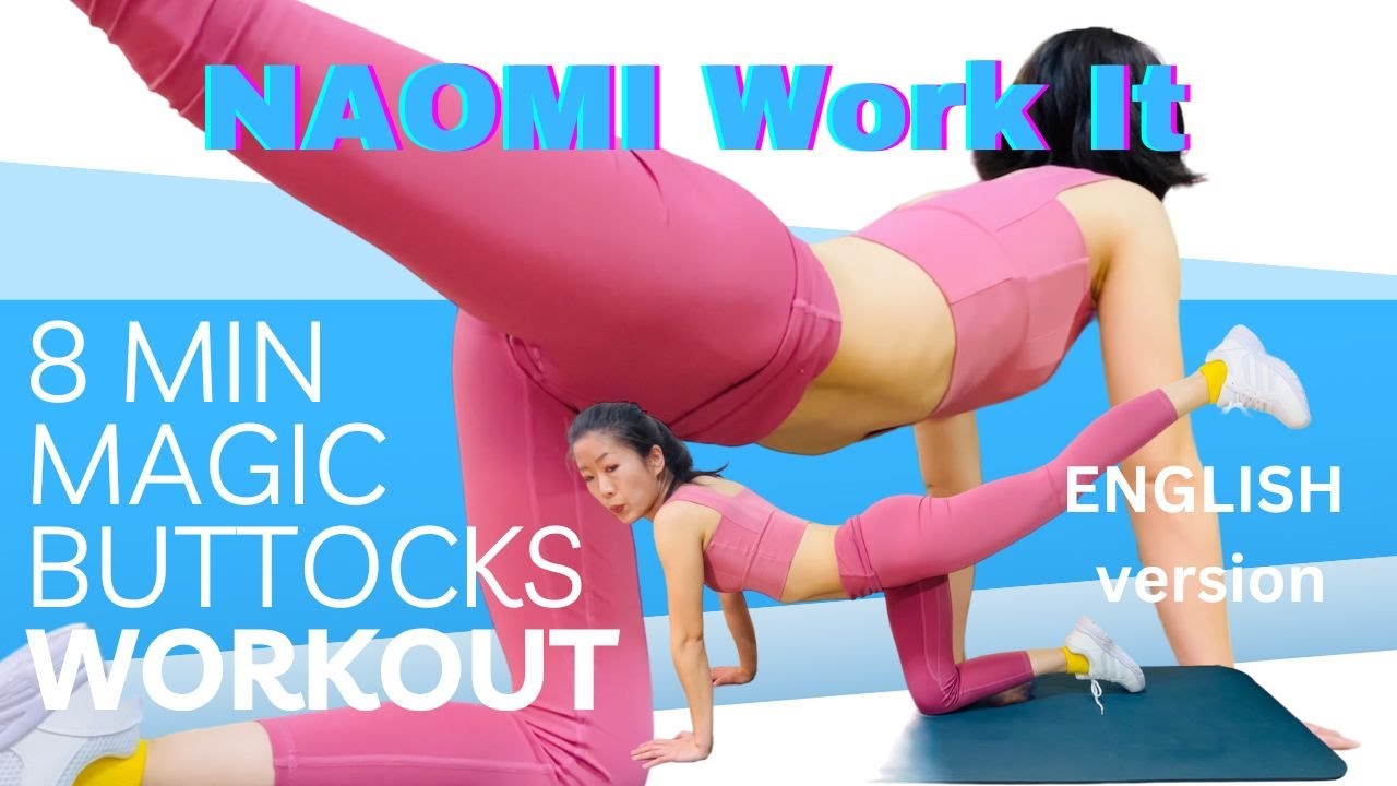 [8 min Magic Buttocks] workout 2 week training exercise - YouTube