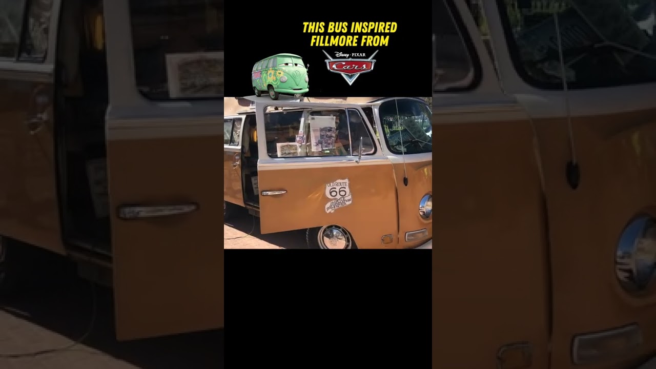 Actual VW Bus that Inspired Fillmore from "Cars" Movie! - YouTube
