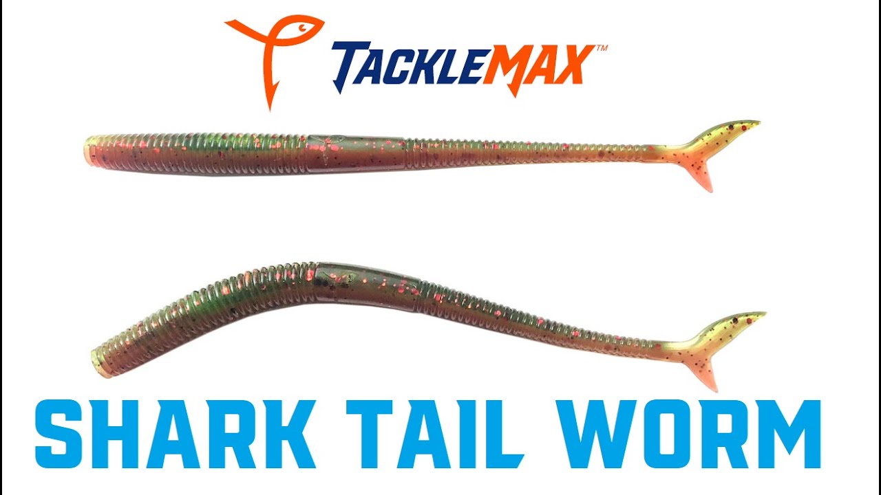 Tackle Max Shark Tail Worm - YouTube