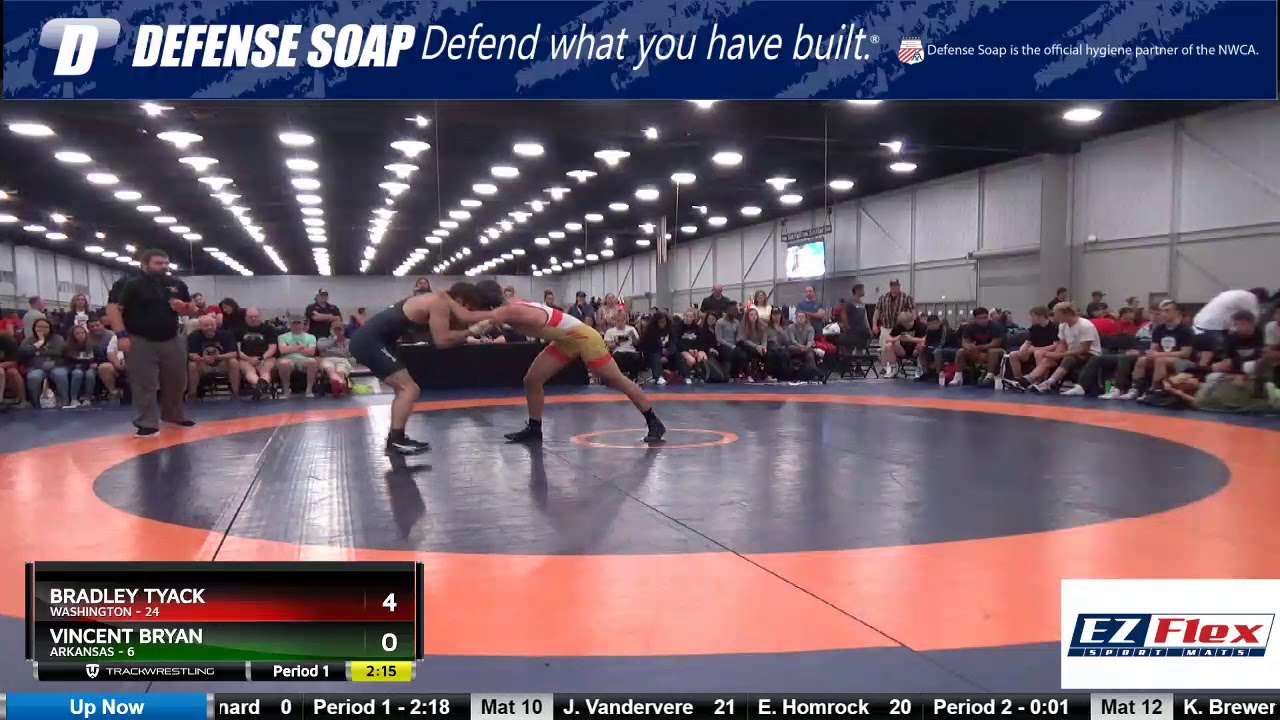 Mat 7 160 Bradley Tyack Washington Vs Vincent Bryan Arkansas - YouTube