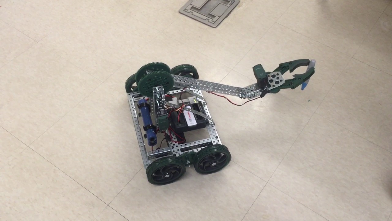 Vex Clawbot Simple Task - YouTube