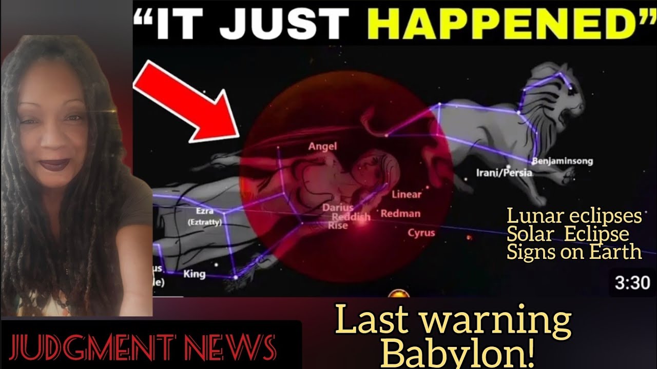 JUDGMENT NEWS: WARNING ⚠️ of The Total Lunar Eclipse Our Enemies Are ...