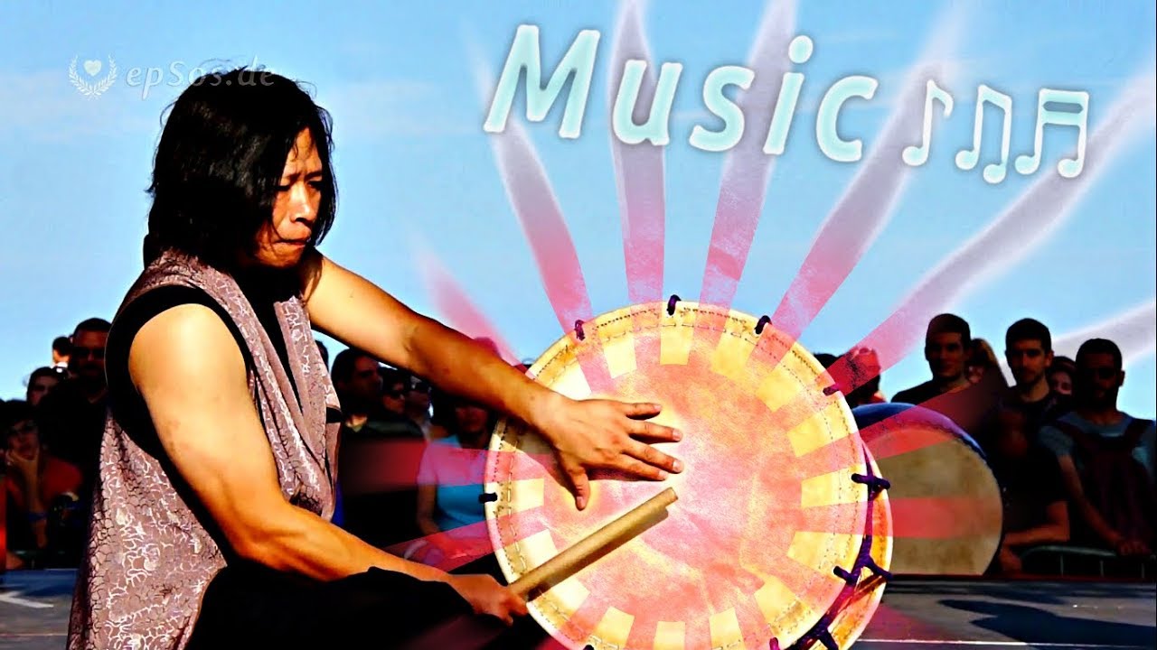 Japanese Music with Taiko Drums and Flute. - YouTube