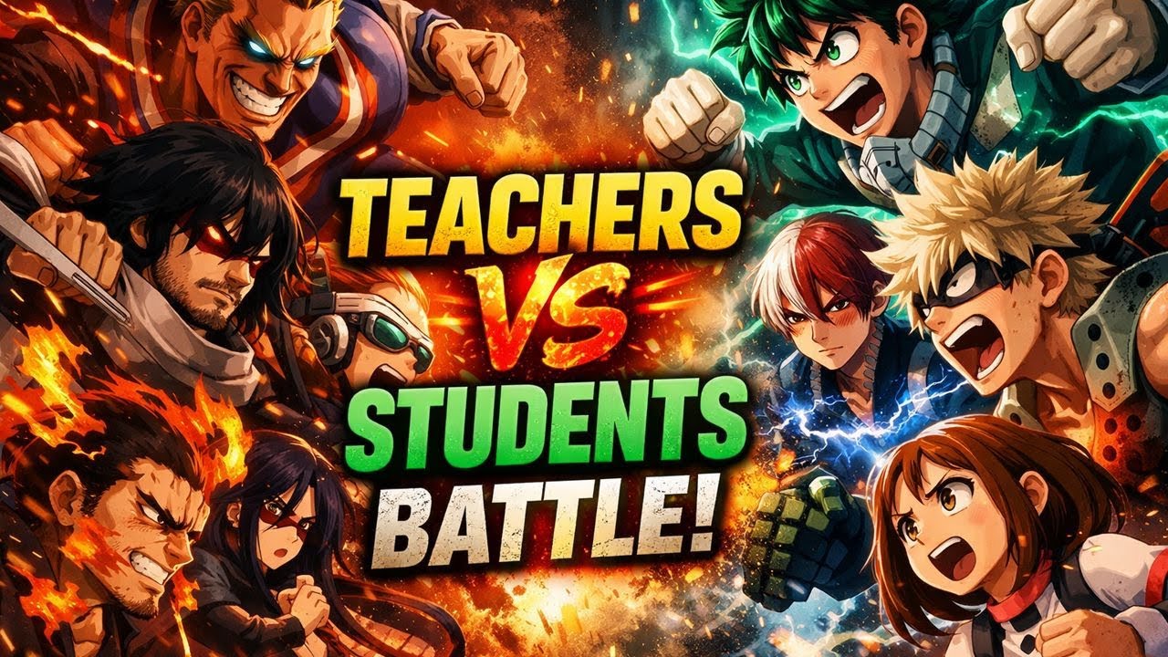 🔴LIVE My Hero Ultra Rumble Pro Hero Teachers Vs Students In Custom ...