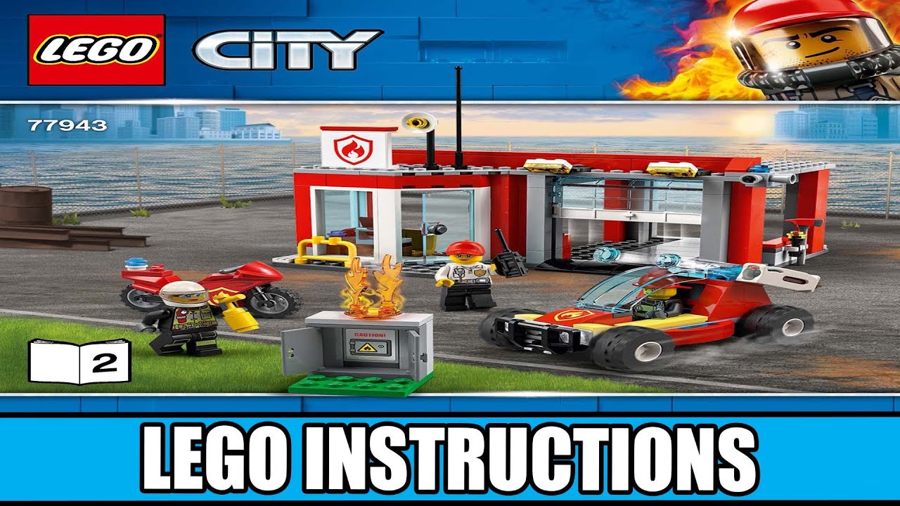 LEGO Instructions | LEGO City | 77943 | Fire Station Starter Set (Book ...