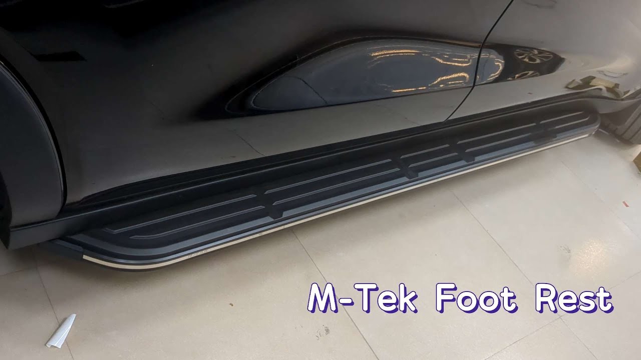 Hycross upgraded with the best foot rests from M-Tek | Simple yet ...