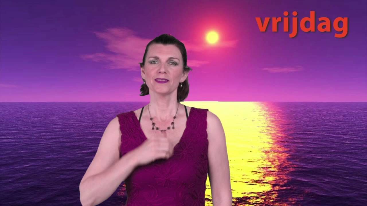 Gebaar: vrijdag - YouTube