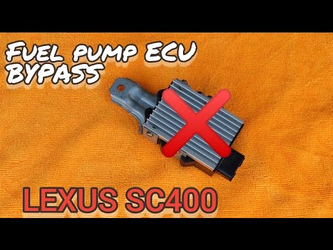 LEXUS SC400, FUEL PUMP ECU BYPASS - YouTube