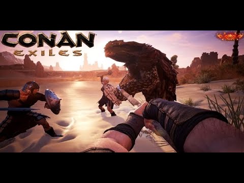 Conan Exiles - How to farm Hide 1000 in 4 min - YouTube