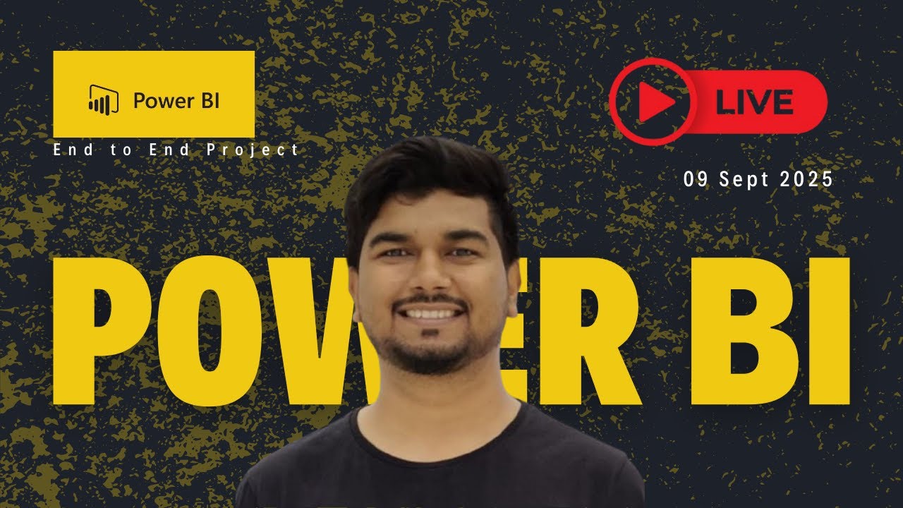Power BI End-to-End Project | Live Dashboard Building (Beginner to ...