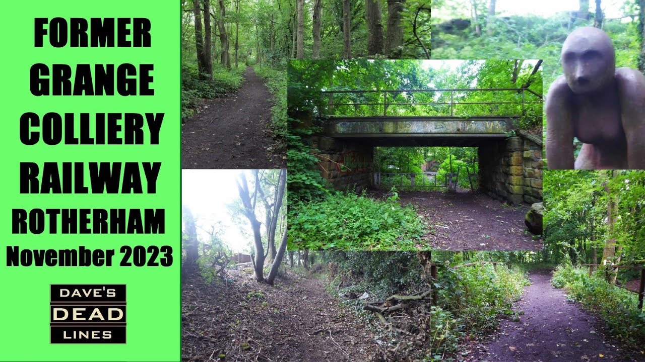 Disused Grange Colliery Railway near Rotherham. November 2023 - YouTube