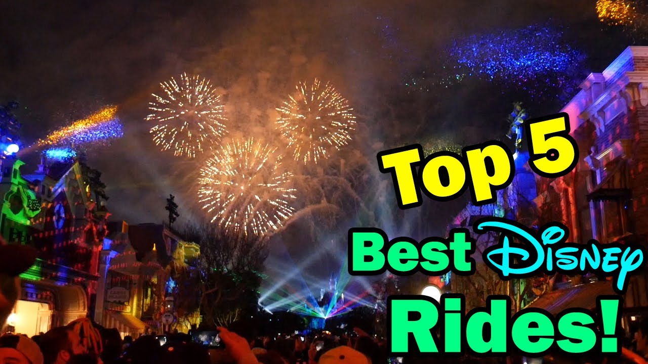 Top 5 BEST Disney Rides! - YouTube