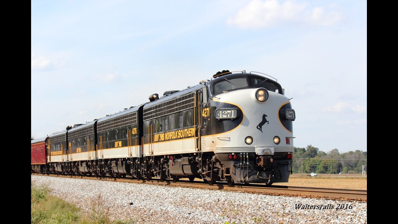NS 950 OCS Passenger Special Chase Southern Indiana - YouTube