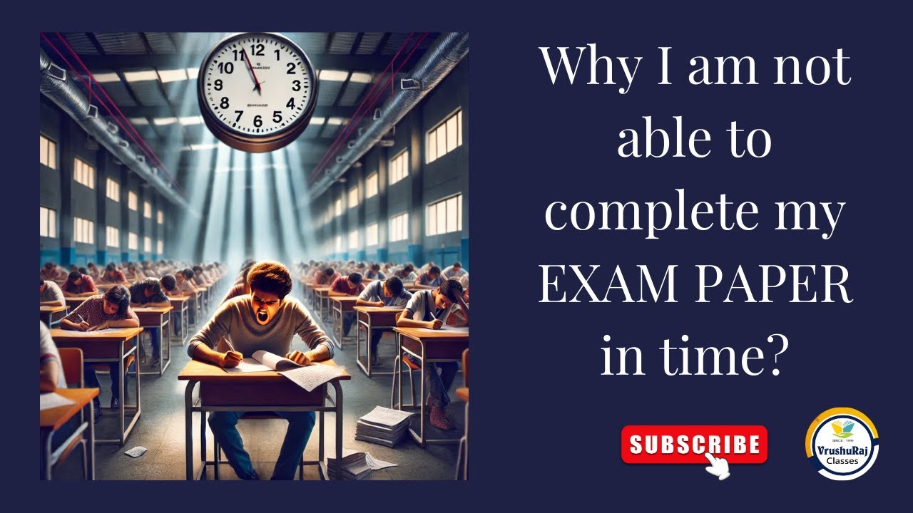 How to complete the Exam Paper in time? - YouTube